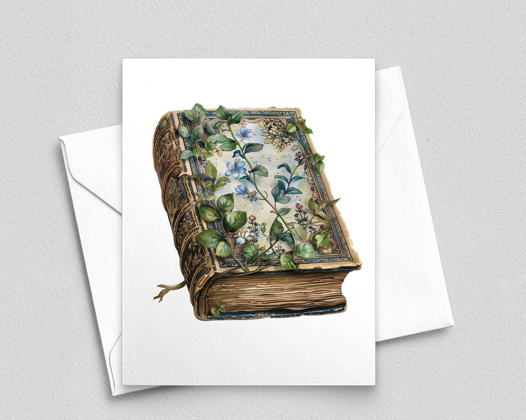 Enchanted Tales - Magical Story Book Note Card - A2 Blank Note Cards ...