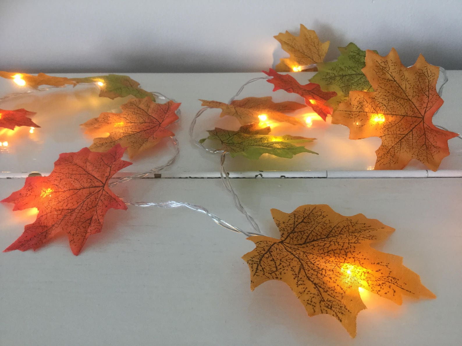 2-10 M Autumn Fairy Lights String Lights Battery Operated - Etsy