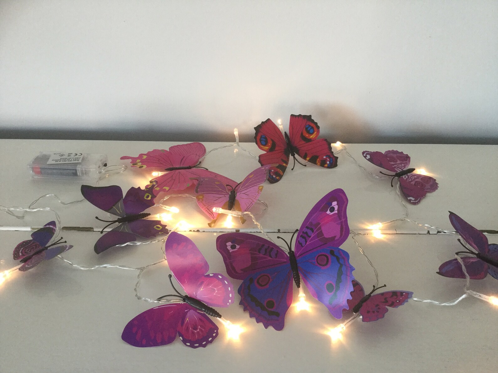 Purple and Pink Butterfly Fairy Led Lights Butterfly Lights - Etsy