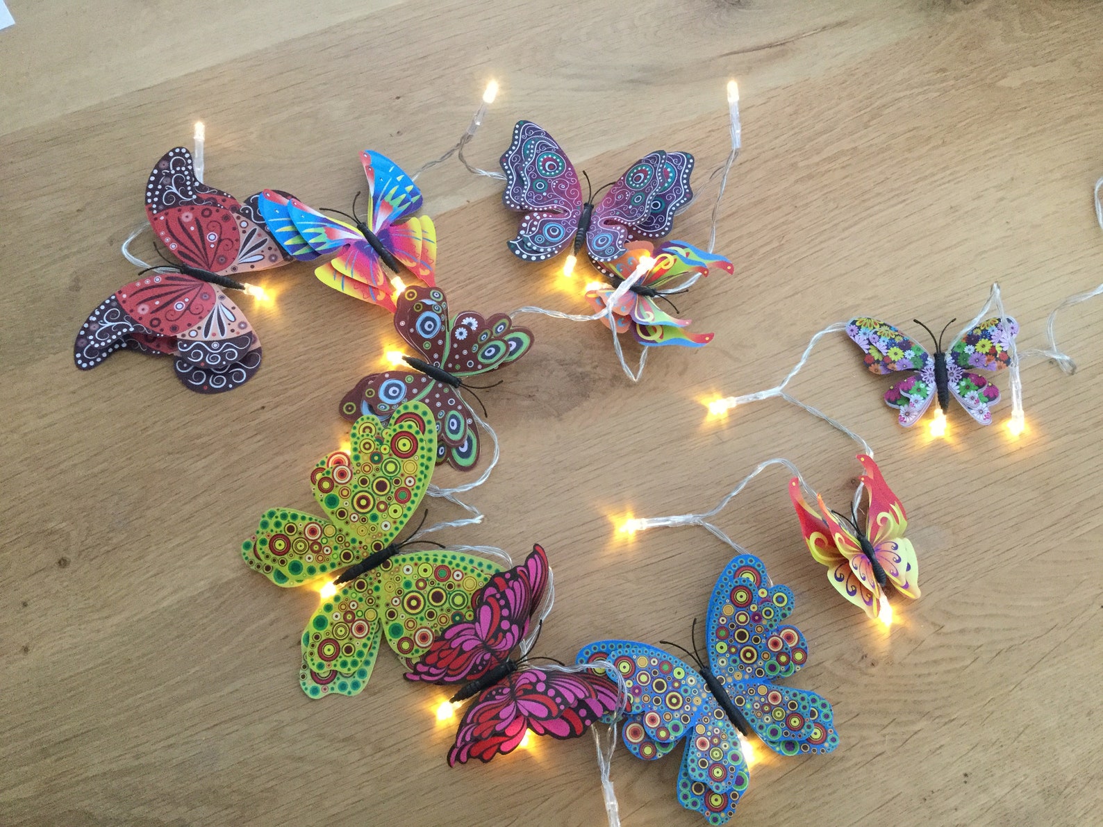 Butterfly Fairy Lights Butterfly Lights Led Lights - Etsy UK