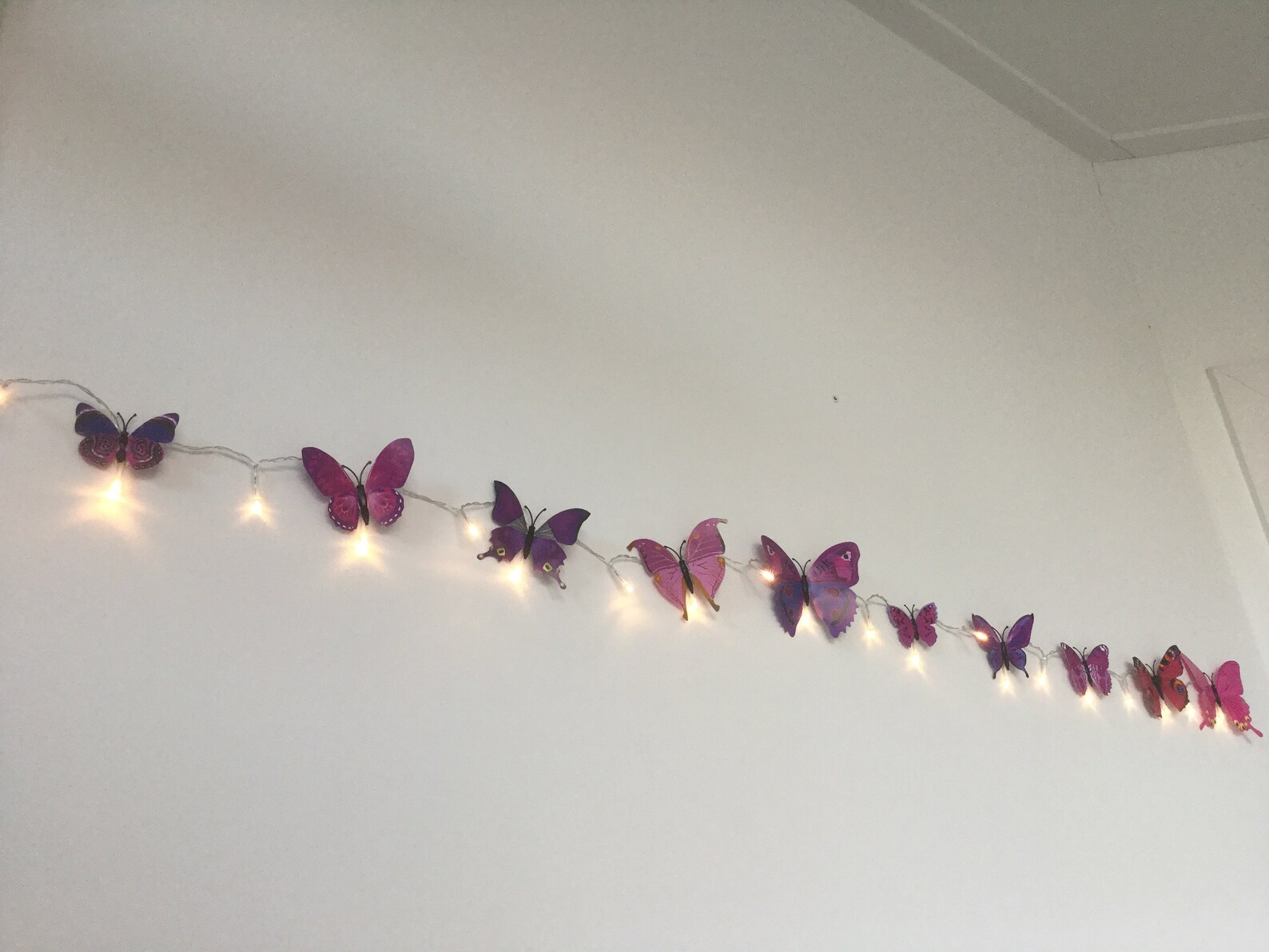 Purple and Pink Butterfly Fairy Led Lights Butterfly Lights - Etsy