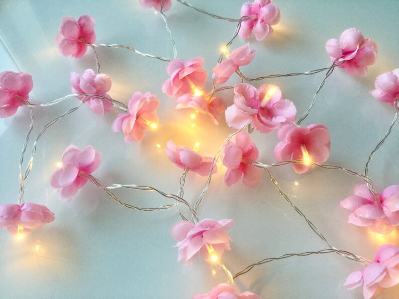 Cherry Blossom Fairy Lights 10m/38.2 Ft Sakura Led Fairy - Etsy