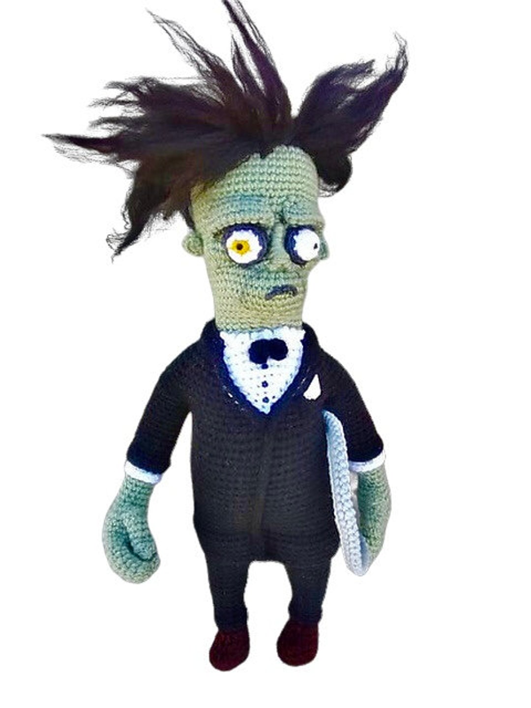 Crochet Digital Pattern Lurch, the Butler Tutorial Mengys Pdf Craft - Etsy