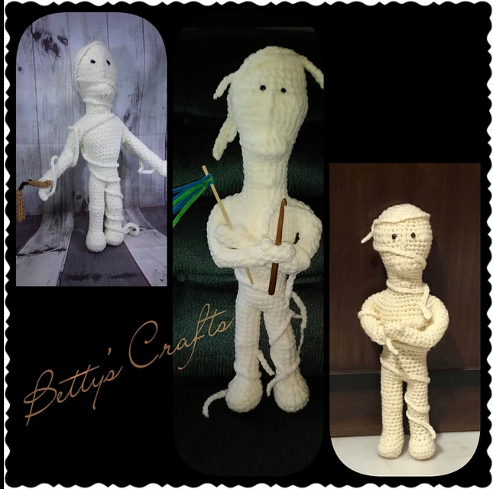 Crochet Digital Pdf Pattern Ninja Mummy Pattern Mengys Pdf Craft - Etsy