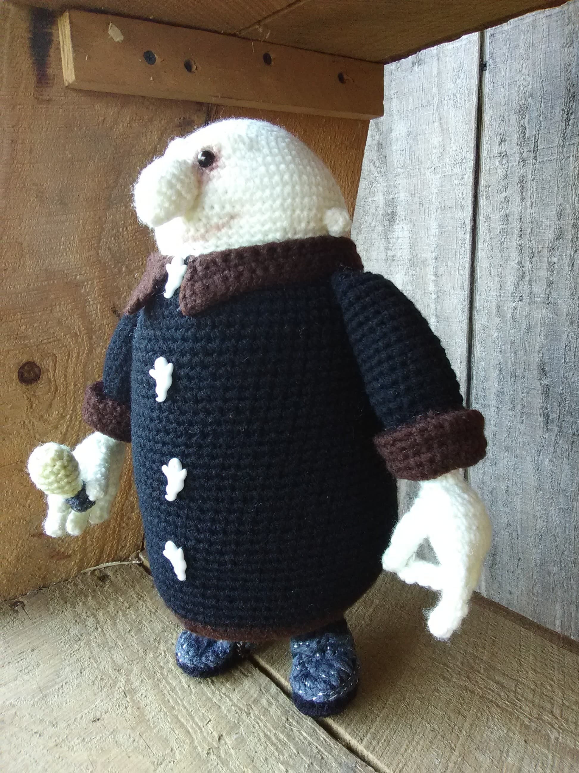Crochet Digital Pdf Pattern for Uncle Fester and Light Bulb! PDF ONLY ...