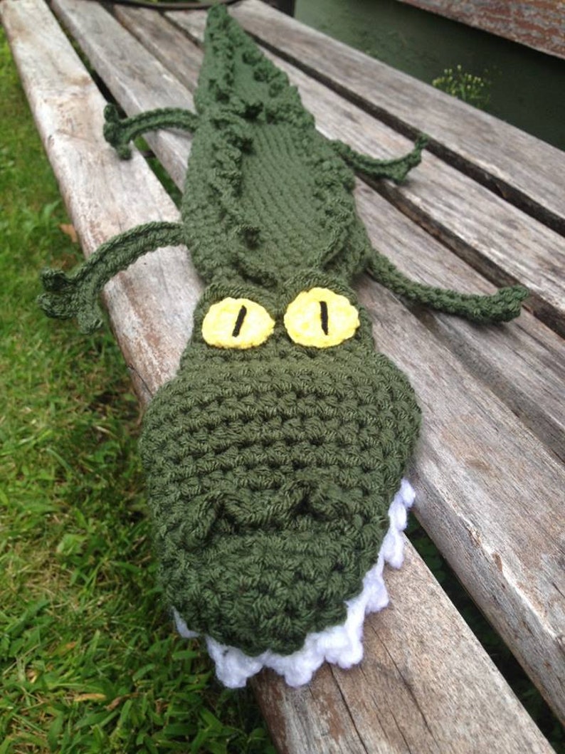 Crochet Digital Pdf Pattern for Ghillie-gator Scarf Pattern Mengys Pdf ...