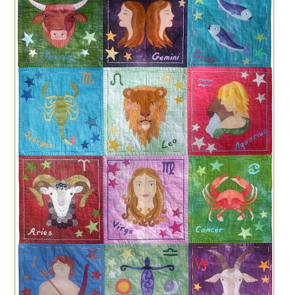 Zodiac Quilt - Etsy