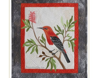 Australian Bird Series Rainbow Lorikeet Art Quilt Pattern - Etsy
