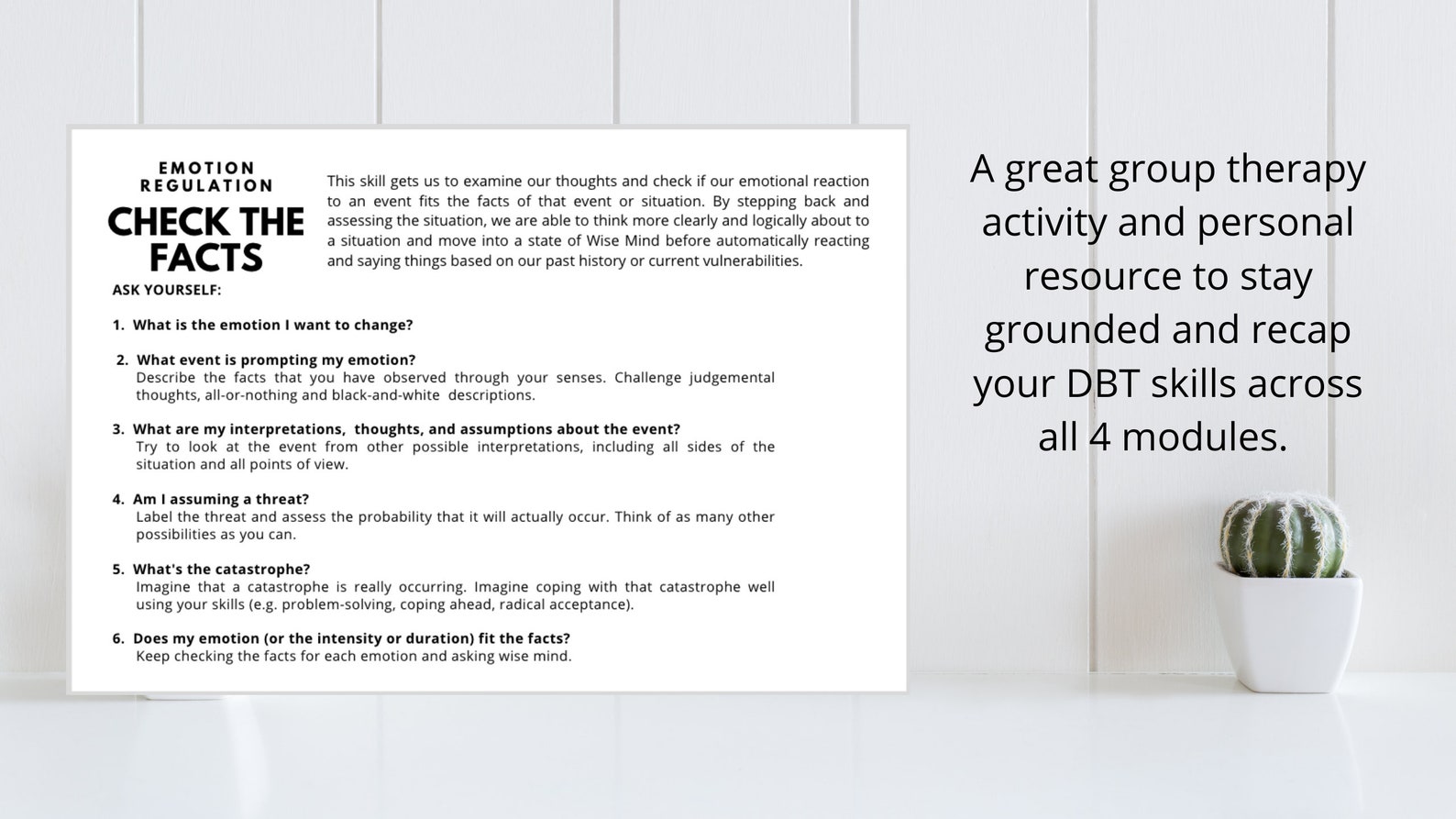 DBT Mindful Coloring Skills Flashcards, Art Therapy, Dialectical ...