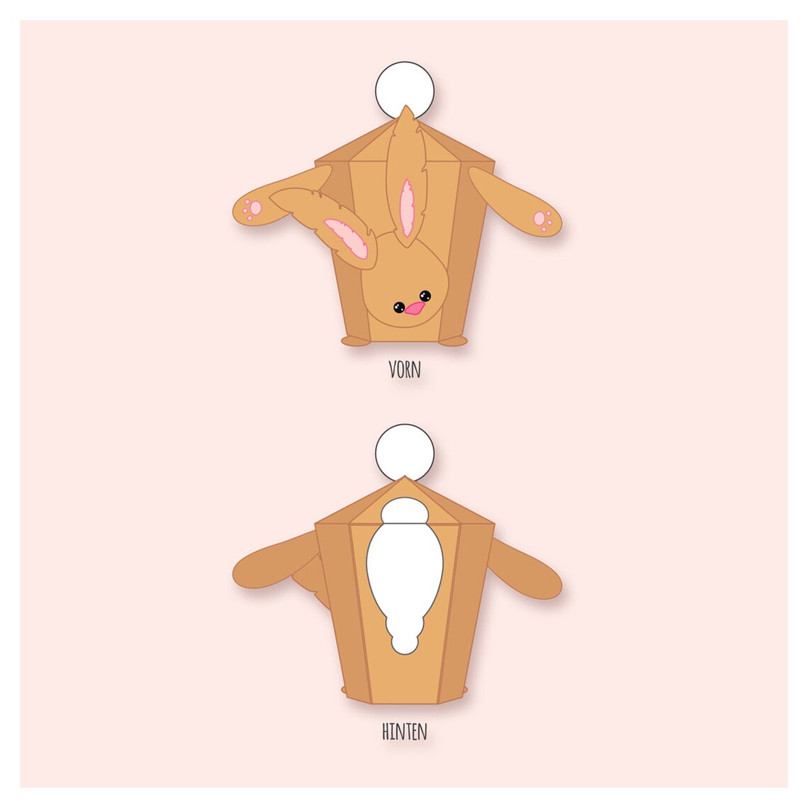 Plotterdatei Gift Box handstand Bunny: V2 - Etsy