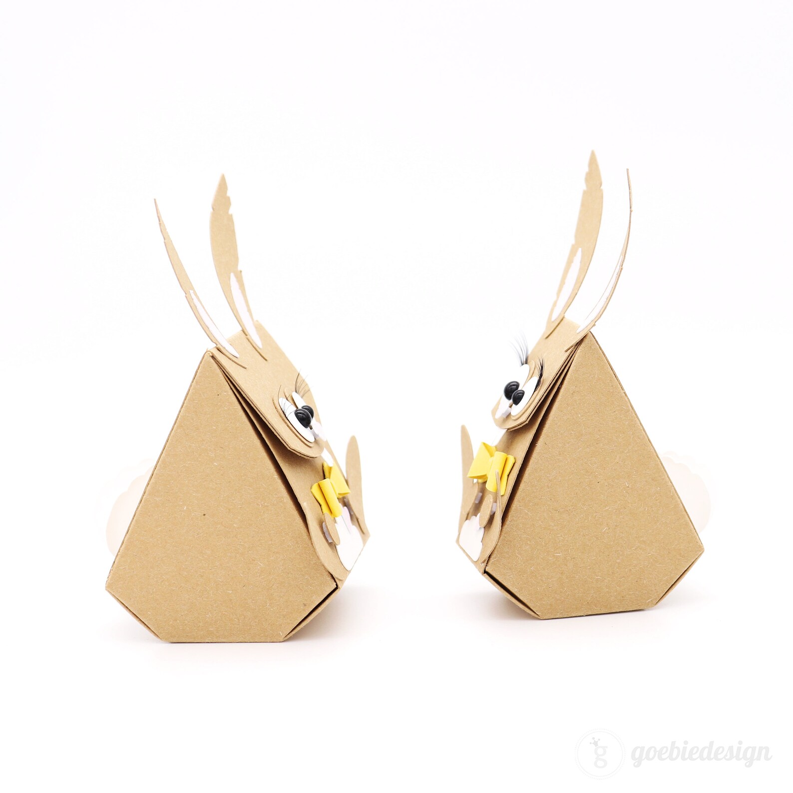 Cutting File - Teardrop-shaped Gift Box „bunny“ - Svg+dxf - Etsy