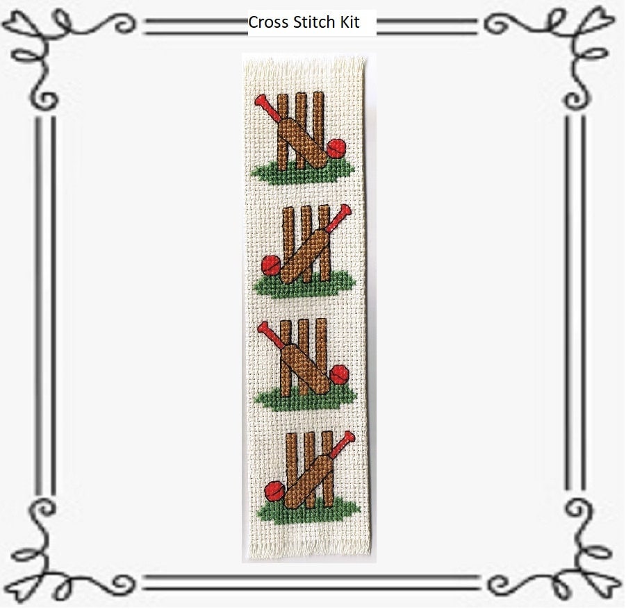 Cricket Bookmark Cross Stitch Kit - Etsy UK