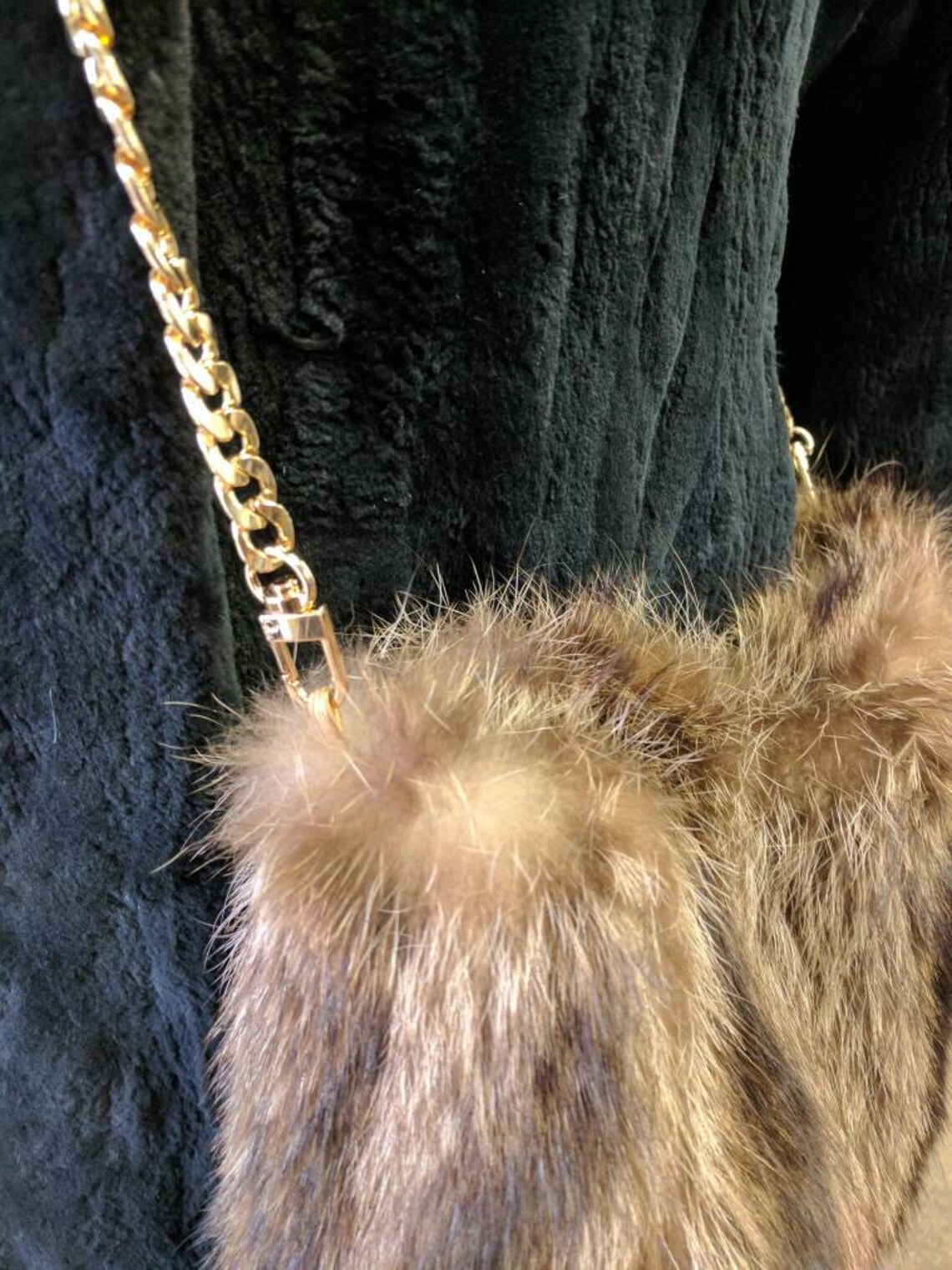 Very Trendy and Cool Multi-colored Raccoon Fur Purse - Etsy