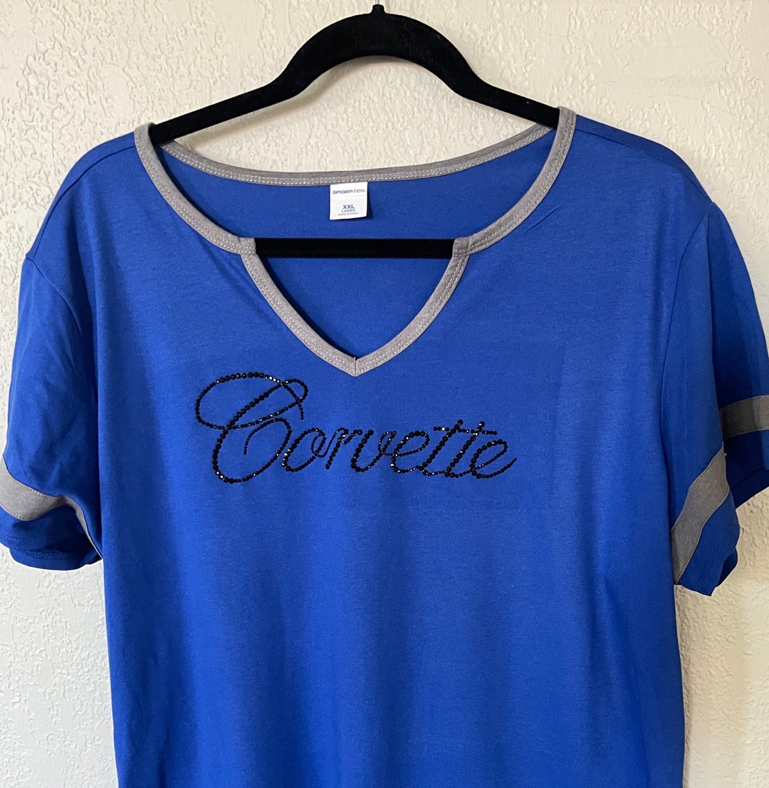 Corvette Ladies Summer Leightweight Tees. 4 Colors Available Custom ...