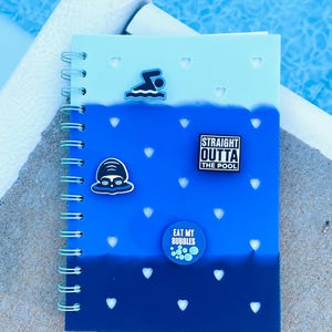 Croc Charm, Swim Notebook, Swim Gift, Swimmer Gift, Swim Coach Gift ...