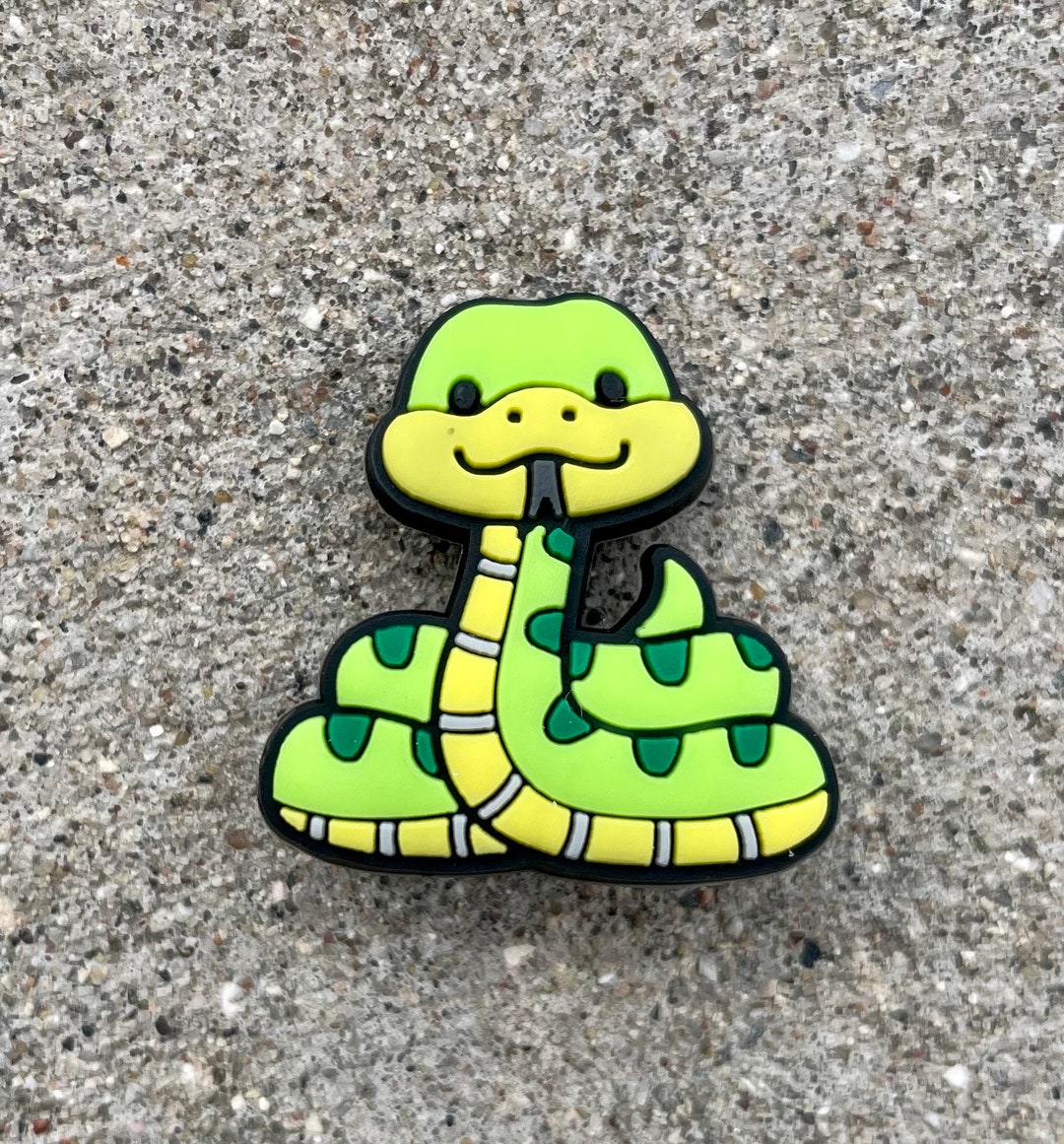 SNAKE Rattlesnake Swim Charm for Crocs, Swimmer Shoe Charm, Reptile ...