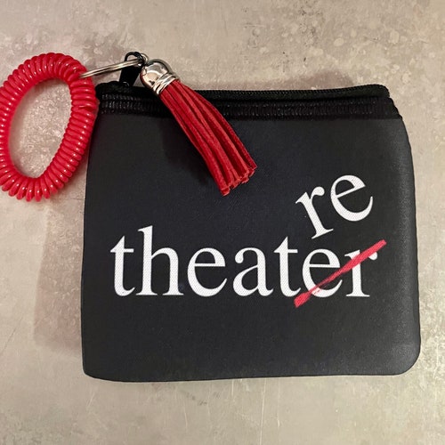 Theater Coin Purse Id Holder Keychain Theatre Gift THEATER - Etsy