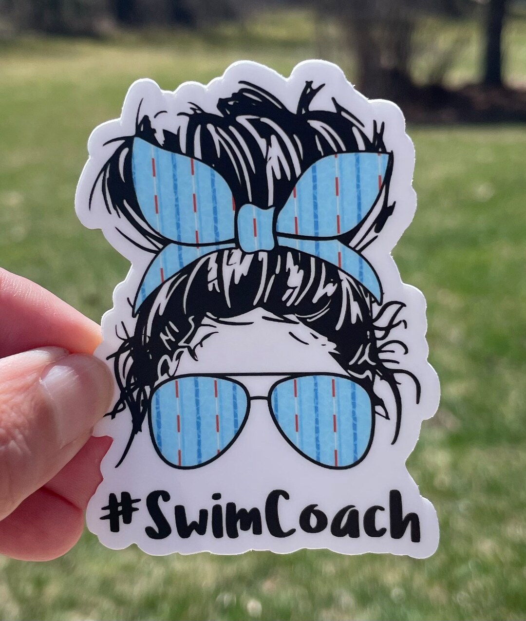 Vinyl Swim Sticker, Water Bottle Sticker, Swim Gift, Swim Team Gift ...