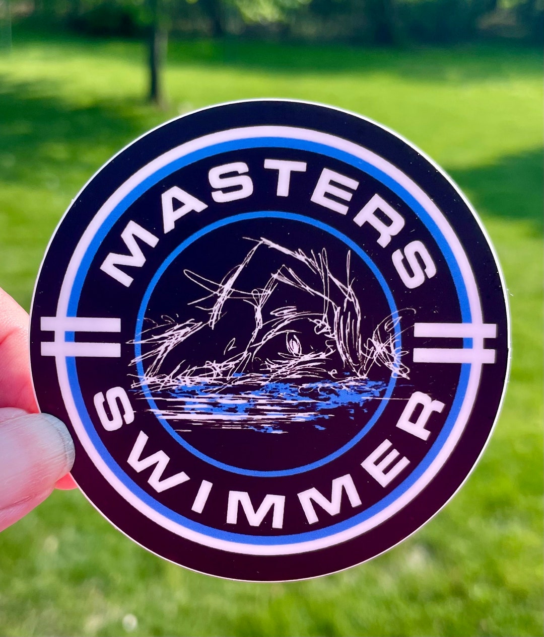 Vinyl Swim Sticker, Water Bottle Sticker, Swim Gift, Swim Team Gift ...