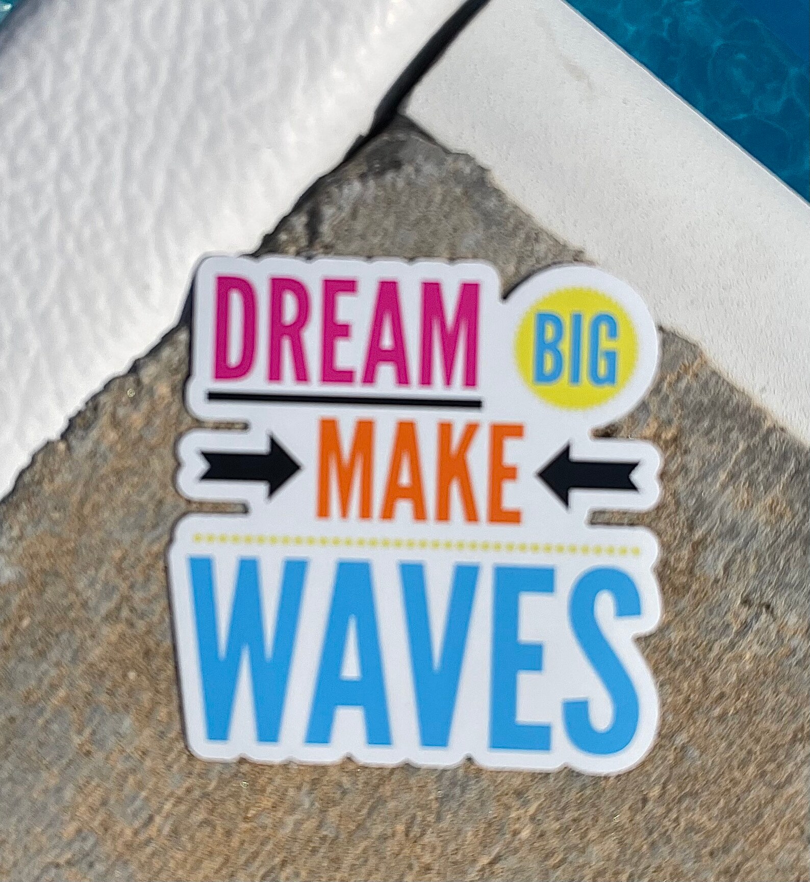 Swim Magnet, Swim Gift, Swim Team , Dream BIG Make WAVES, Swim Coach ...
