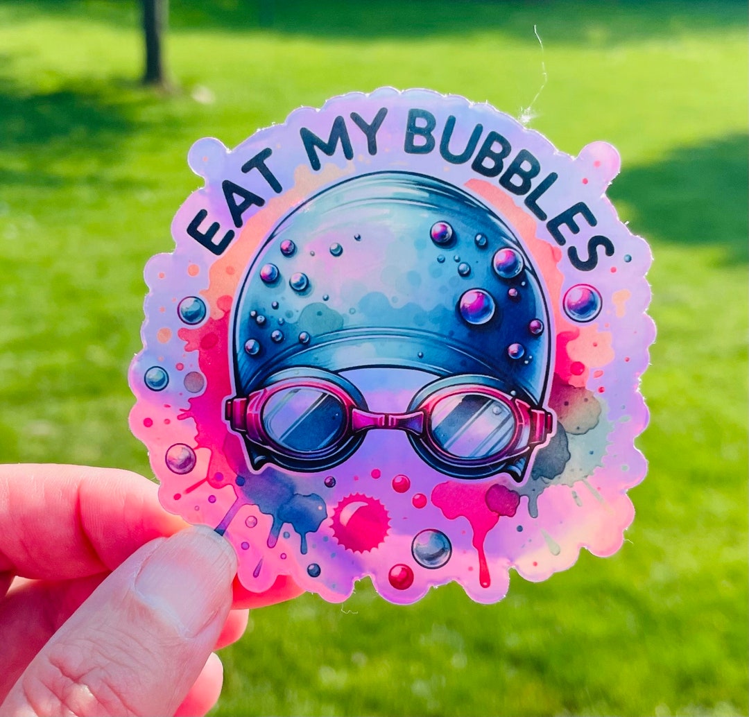 Vinyl Swim Sticker, Water Bottle Sticker, Swim Gift, Swim Team Gift ...