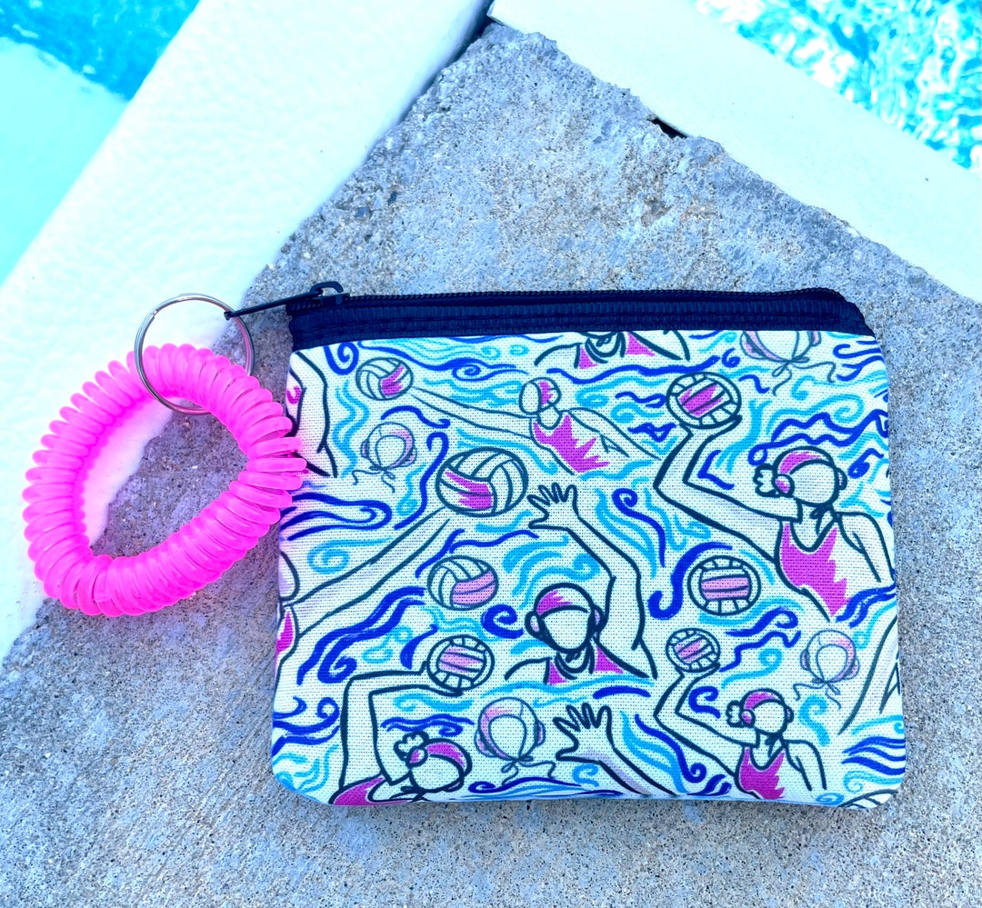 Water Polo Coin Purse, Id Holder, Keychain Water Polo Gift, Water Polo ...
