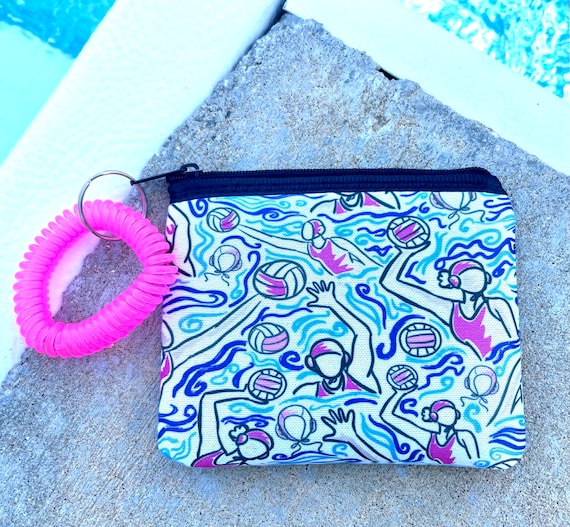 Water Polo Coin Purse Id Holder Keychain Water Polo Gift - Etsy