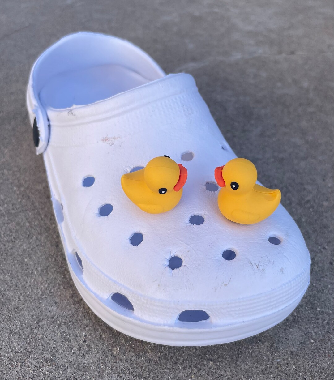 3D YELLOW DUCK Swim Charm for Crocs, Swimmer Shoe Charm, Freestyle ...