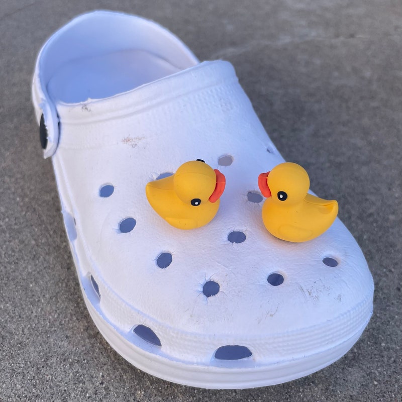 Yellow Duck Crocs - Etsy