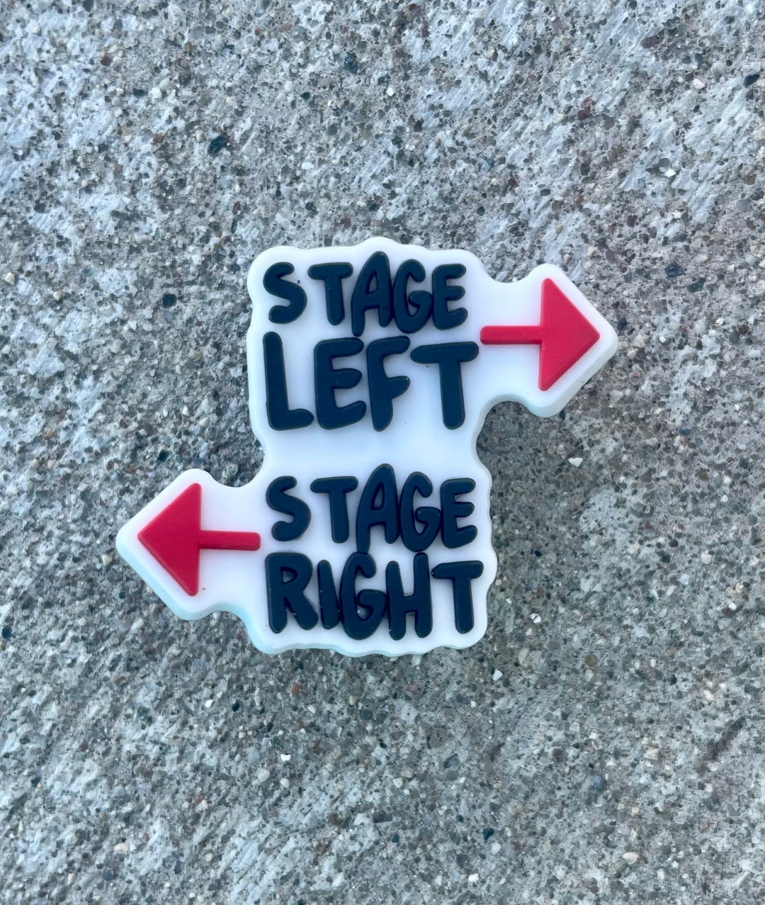Stage Left Stage Right Theater Charm for Crocs, Theatre Shoe Charm ...