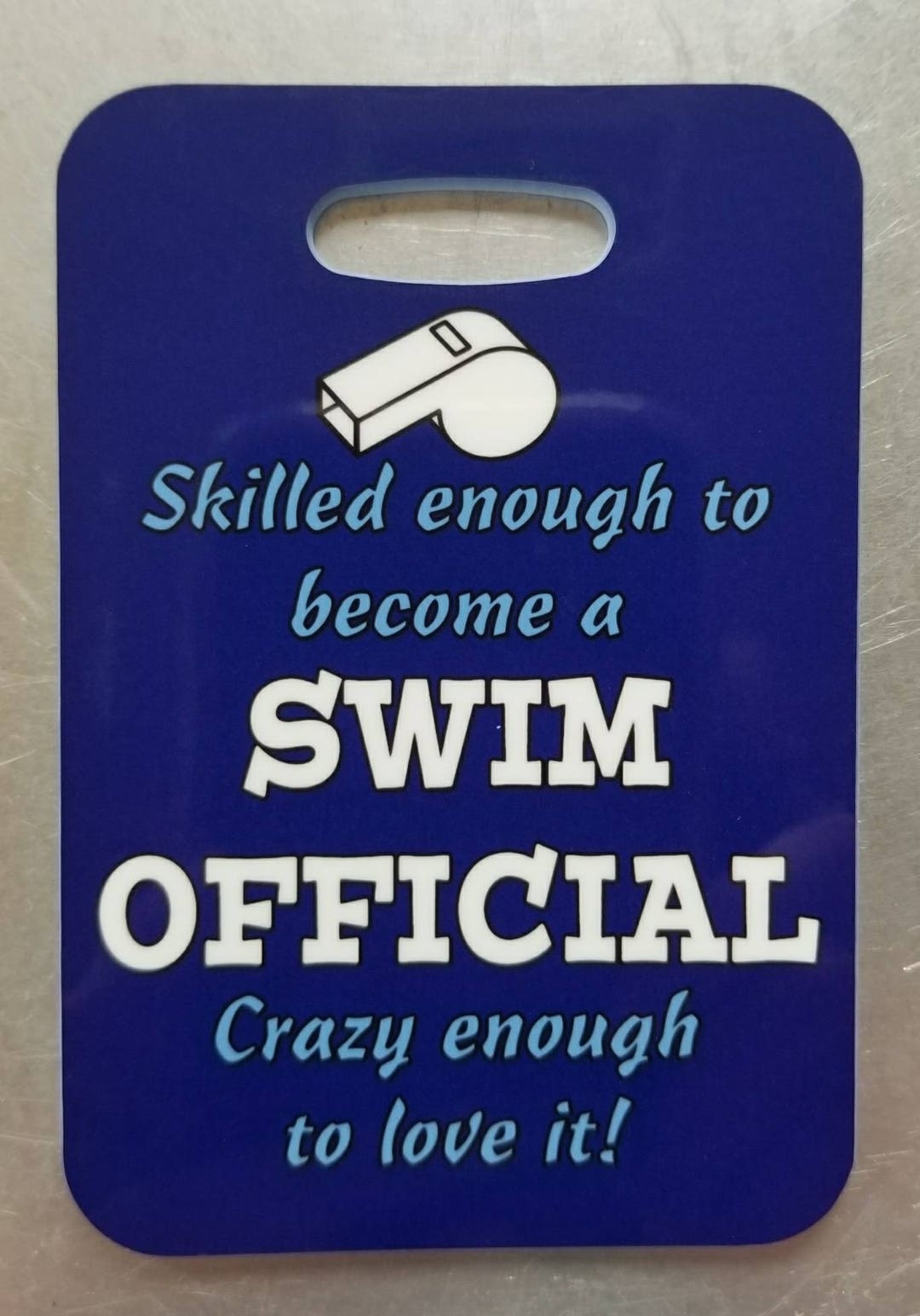 Swim Official Meet Official Bag Tag, Sport Bag Tag, Swim Team Bag Tag ...