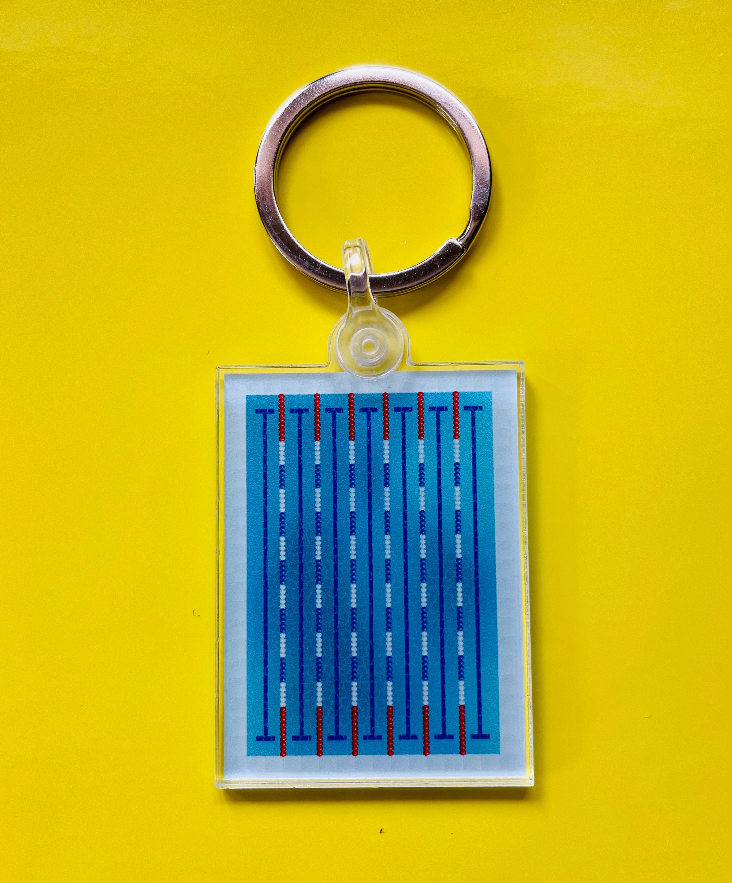 Lane Line Keychain Swim Keychain Key Chain Swim Party Idea - Etsy