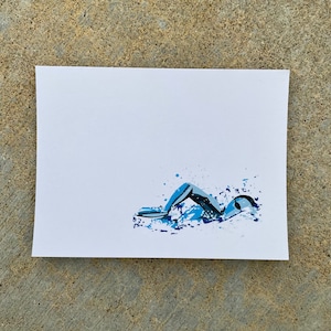 SWIM COACH Gift, Swim Gift, Swim Notebook, Lane Lines, Swim Team Gift ...