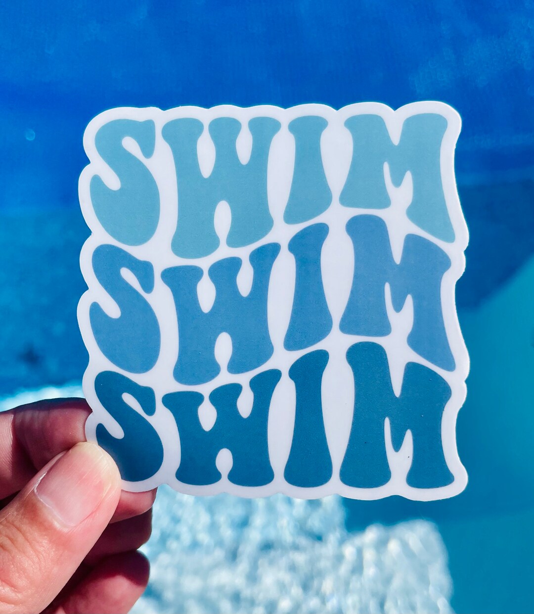 Vinyl Swim Sticker, Water Bottle Sticker, Swim Gift, Swim Team Gift ...