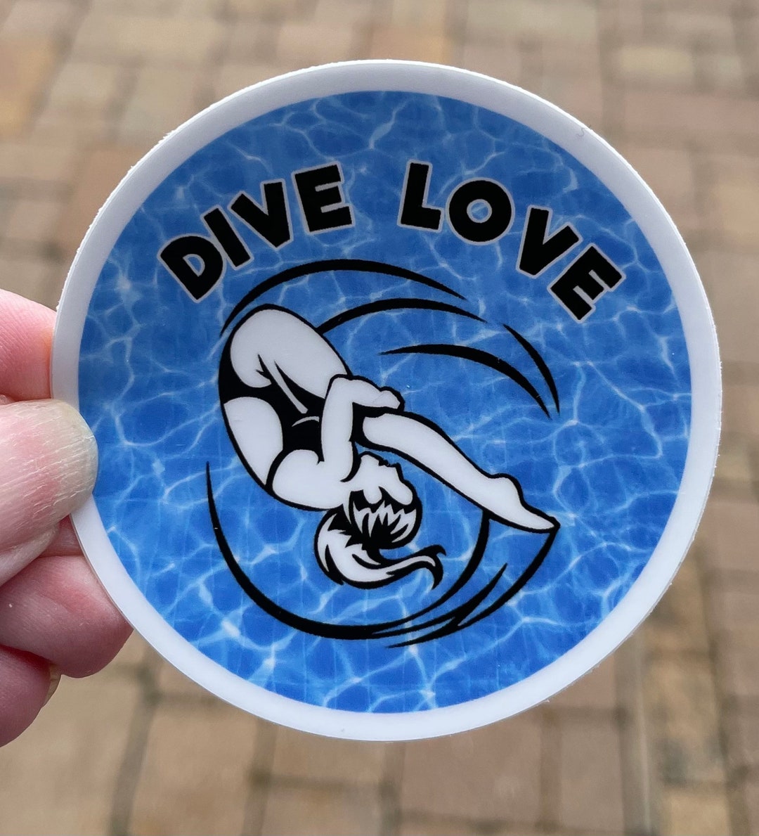 DIVE LOVE, Swim Gift, Swim Team Gift, Dive Coach, Dive Mom, Springboard ...