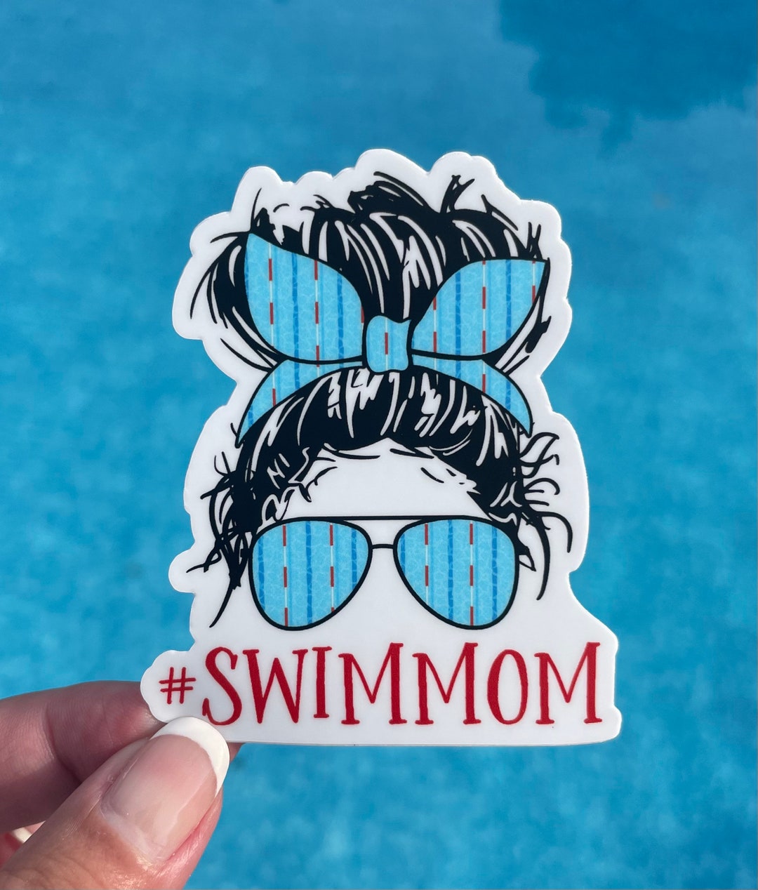 Vinyl Swim Sticker, Water Bottle Sticker, Swim Gift, Swim Team Gift ...