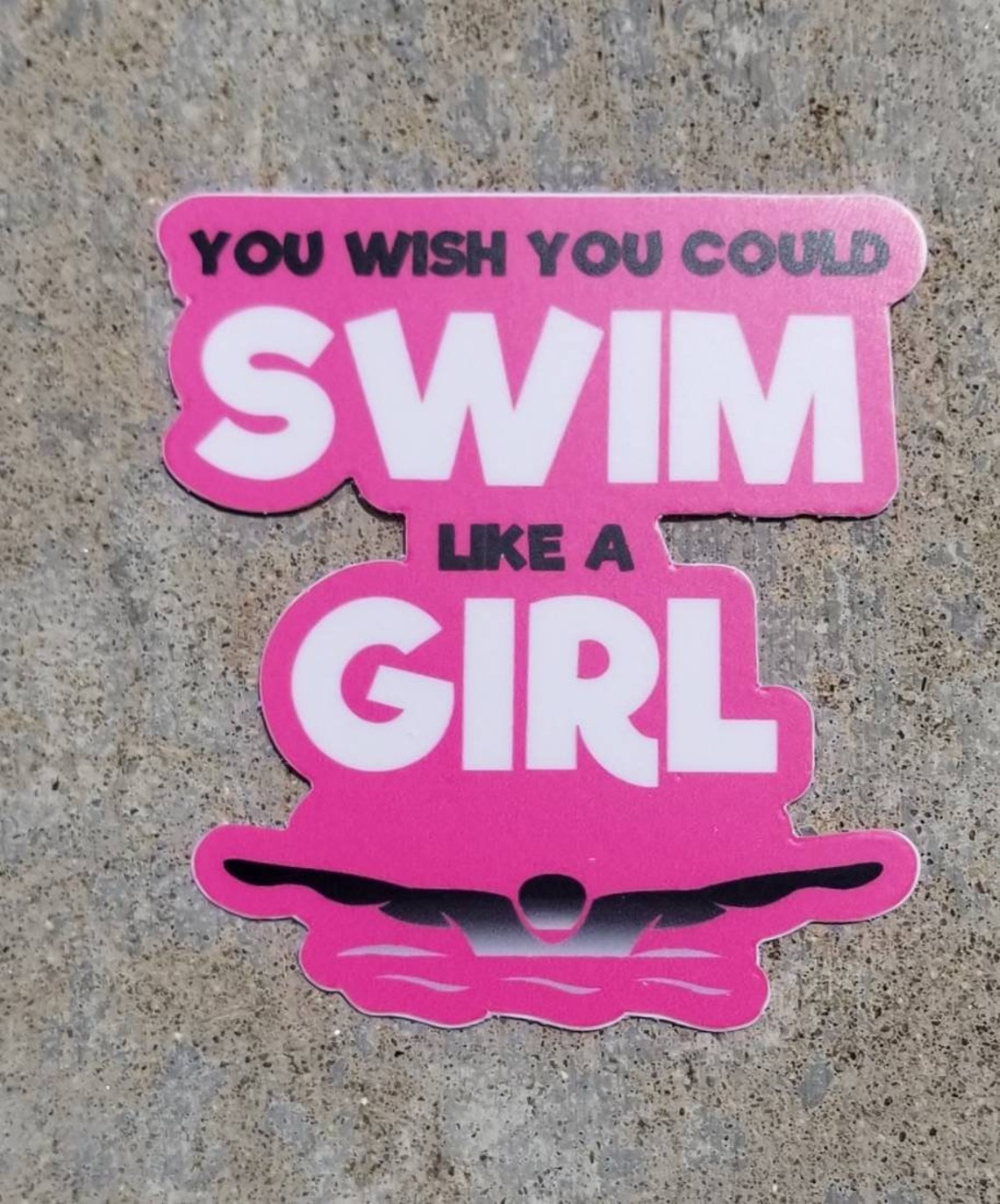Swim Magnet, Swim Gift, Swim Team Gift, SWIM LIKE A GIRL, Swim Coach ...
