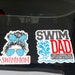 Vinyl Swim Bumper Sticker, Water Bottle Sticker, Swim Gift, Swim Team ...