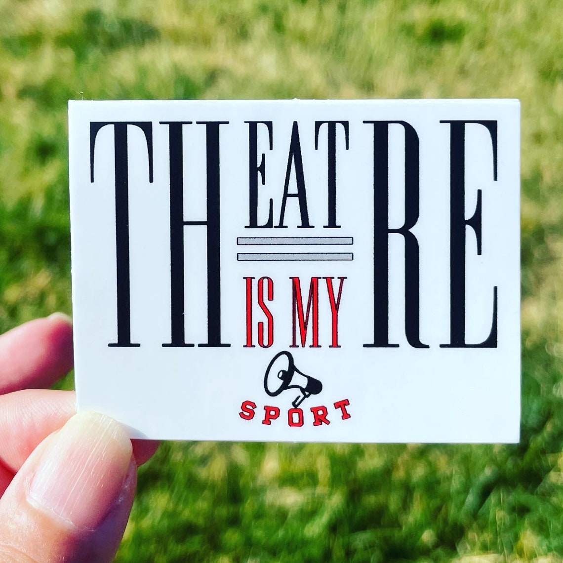 Vinyl Theatre Sticker Water Bottle Sticker Theatre Gift - Etsy
