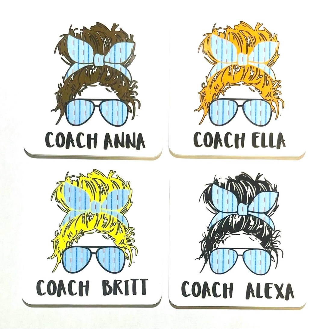 Swim COACH Custom Magnet, Swim Gift, Swim Team , Swim Coach, Triathlon ...