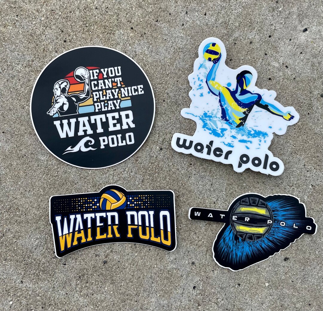 Vinyl Water Polo Sticker, Water Bottle Sticker, Water Polo STICKER ...