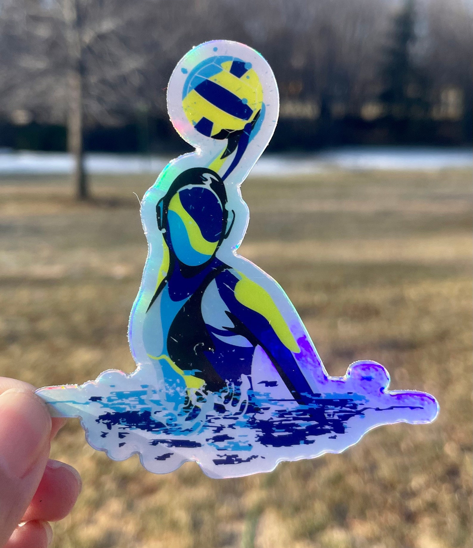 Vinyl Swim Sticker Water Bottle Sticker WATER Polo STICKER | Etsy