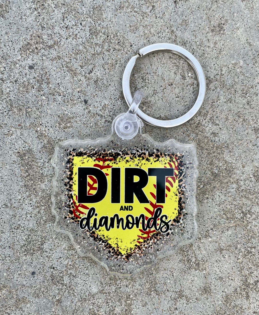 Softball Keychain, Softball Mom, Softball Gift, Softball Coach ...