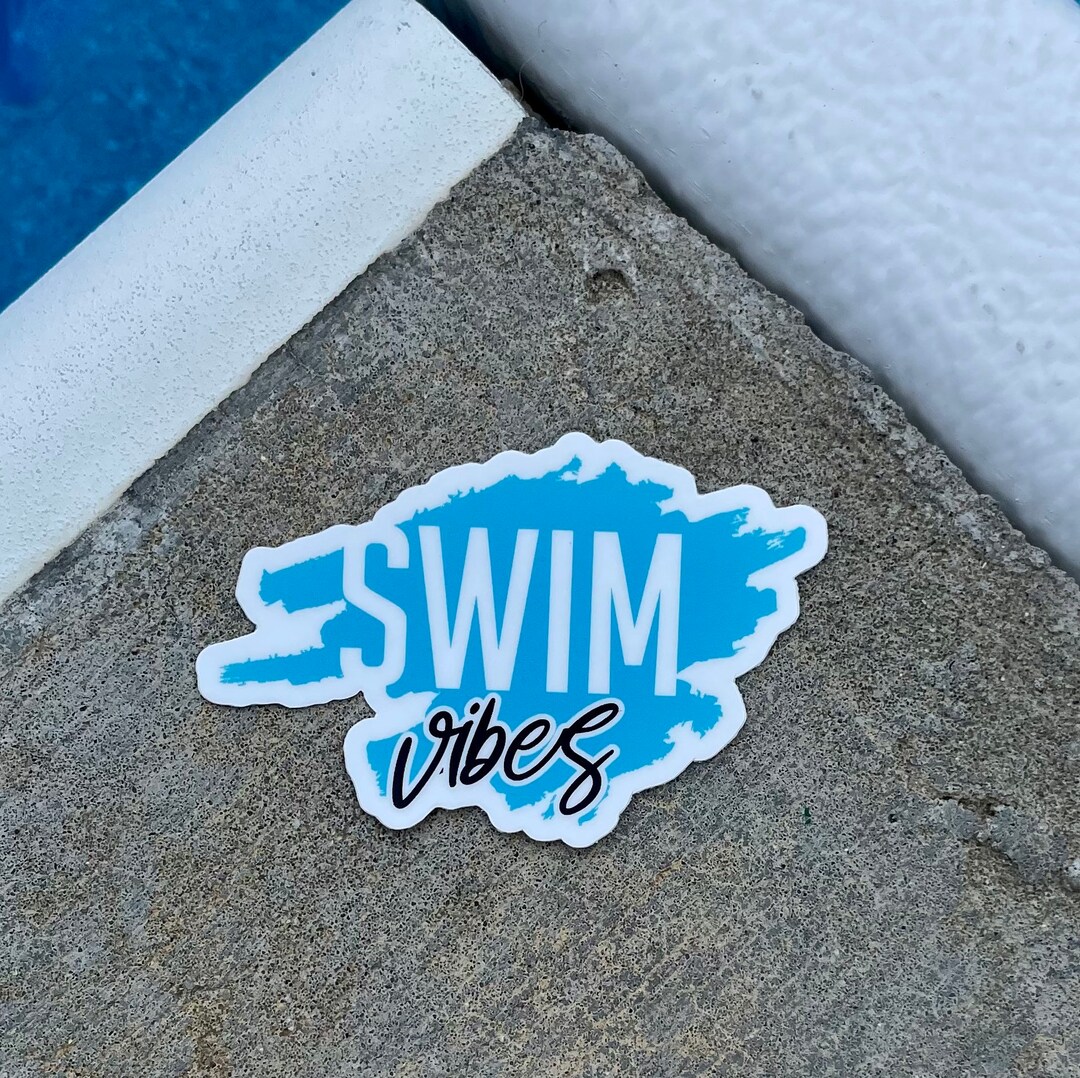 Vinyl Swim Sticker, Water Bottle Sticker, Swim Gift, Swim Team Gift ...