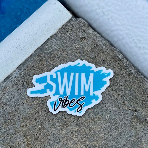 Vinyl Swim Sticker Water Bottle Sticker Swim Gift Swim Team - Etsy