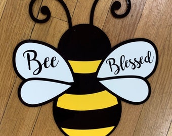 Bee Blessed Sign - Etsy