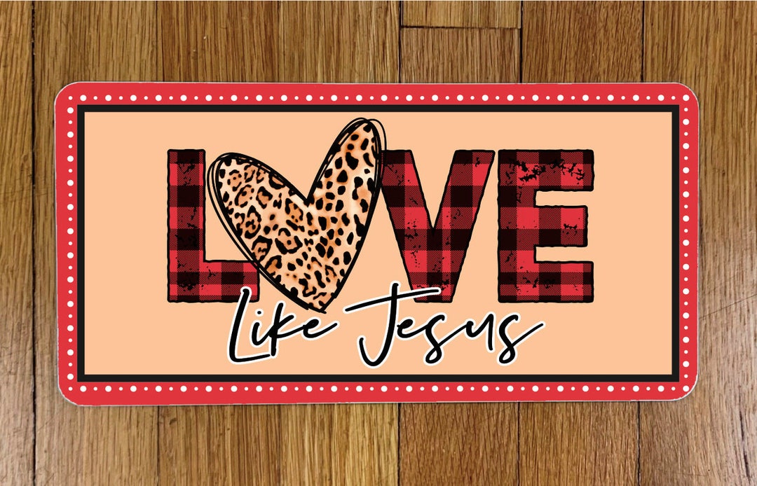 Love Like Jesus Wreath Sign - Etsy