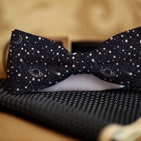 Star Chart Necktie. Milky Way Constellation Tie. Men's Celestial Tie ...