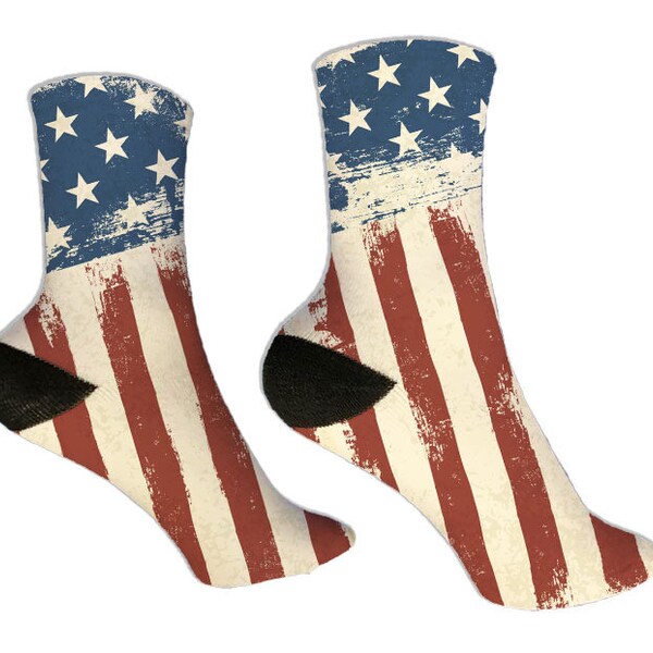American Flag Socks - Etsy