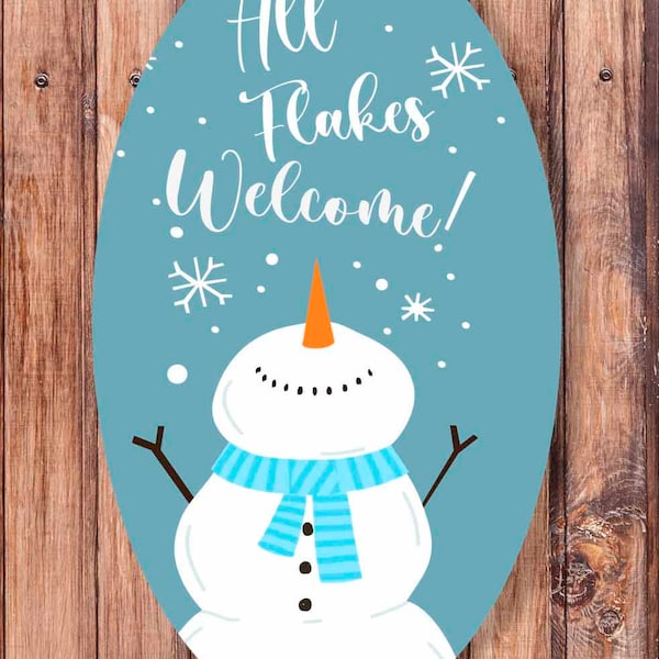Flakes Welcome Sign - Etsy
